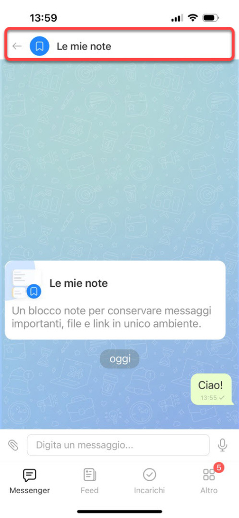 Le mie note